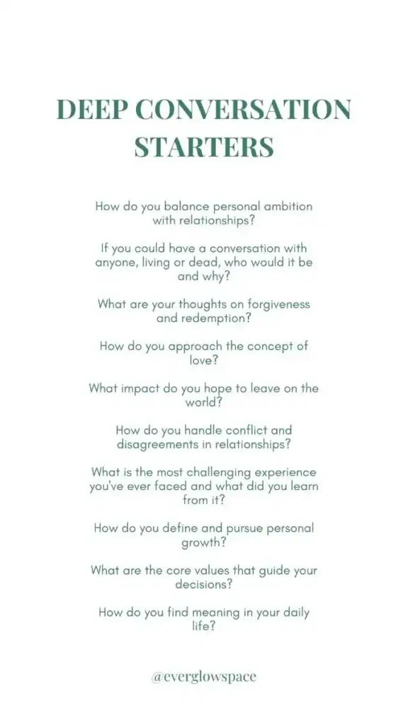 90+ Deep Conversation Starters